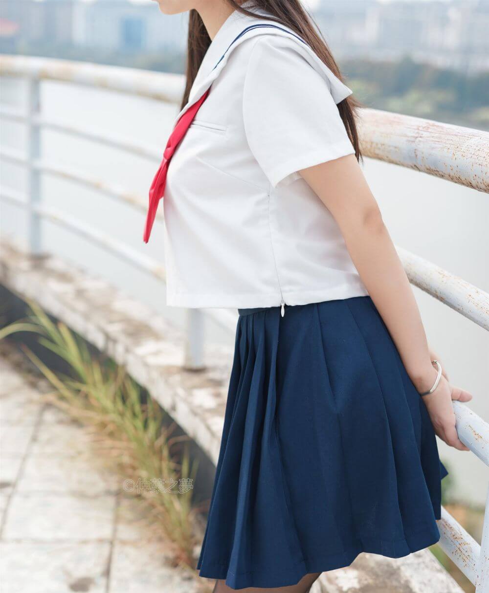 [轻兰映画] SPL.012 JK黑丝平底鞋 - 爱新番